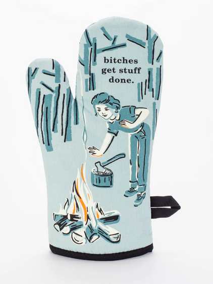 BitchesGetStuff Done Oven Mitt | The Potting Shed by Carlisle
